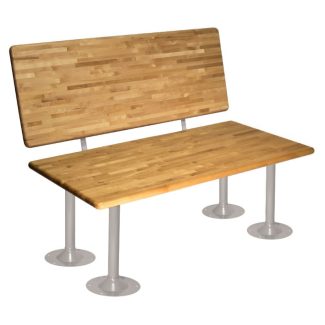 ADA Locker Room Bench with Back & Steel Pedestals | Republic
