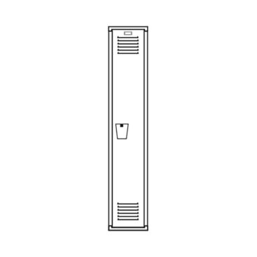 Single Tier Standard Steel Lockers | Republic
